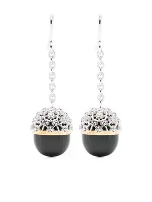 TOTEME Lace Drops Earrings - Silver