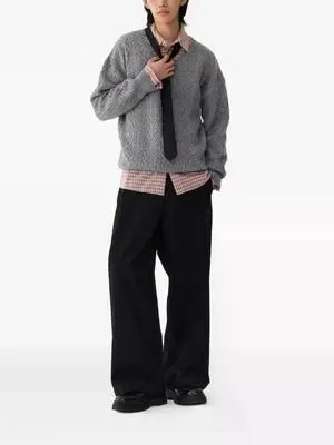 STUDIO TOMBOY Pleated Belt-loops Trousers