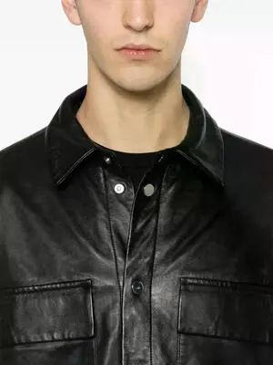 MEDEEA Pocket Leather Jacket