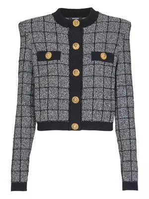 Balmain Button-fastening Jacket - Black