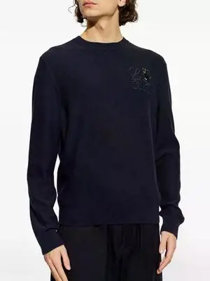 Loewe Embroidered Wool Sweater