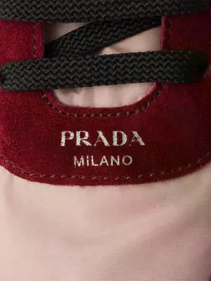 Prada Re-nylon And Suede Sneakers
