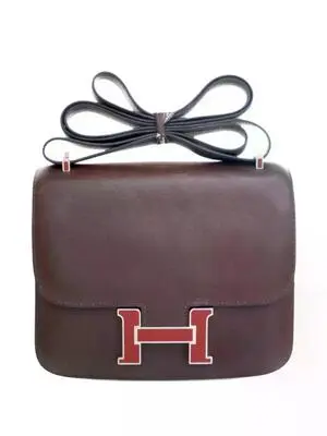 Hermès 2013 Mini Constance 18 Crossbody Bag - Red