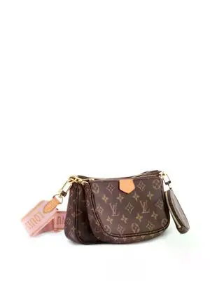 LOUIS VUITTON Multi Pochette Accessoires Monogram Canvas Crossbody Bag - Brown