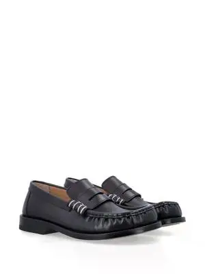 JW Anderson Leather Loafers - Black