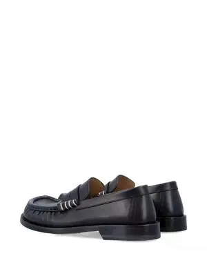 JW Anderson Leather Loafers - Black