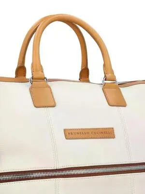 Brunello Cucinelli Boston Bag - Neutrals