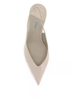 LE SILLA 60mm Vivienne Slingback Pumps - Neutrals