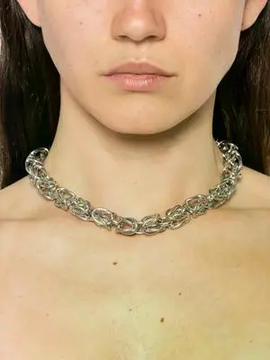 TOTEME Byzantine Collar Necklace - Silver