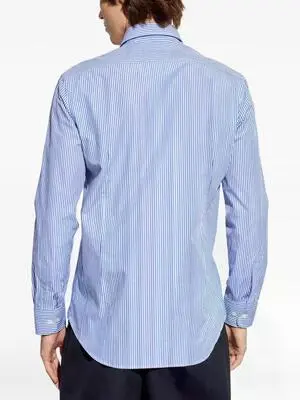 Etro Striped Logo-embroidered Shirt