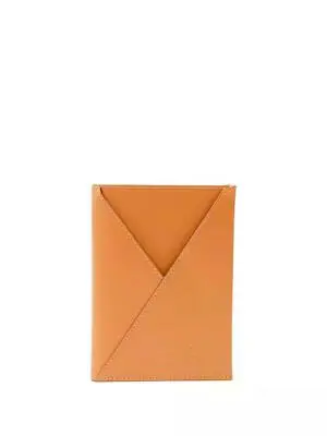 MAISON MARGIELA Numbers-debossed Passport Holder - Brown