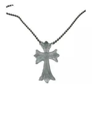 Chrome Hearts Cross Pendant Necklace - Silver
