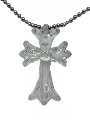 Chrome Hearts Cross Pendant Necklace - Silver
