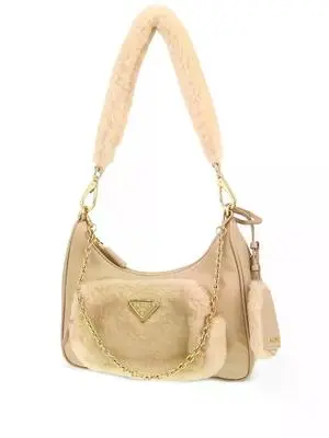 Prada 2020s Re-edition 2005 Chain Shoulder Bag - Neutrals