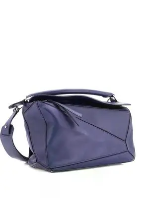 Blue Leather Shoulder Bags