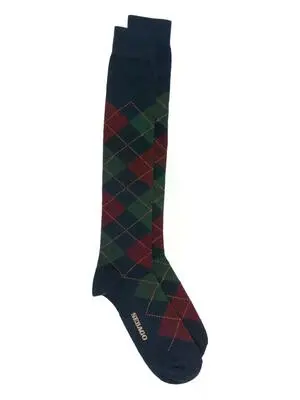 SEBAGO Argyle Pattern Socks