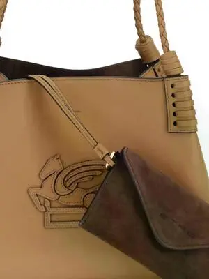 Etro Braided-handle Leather Bag