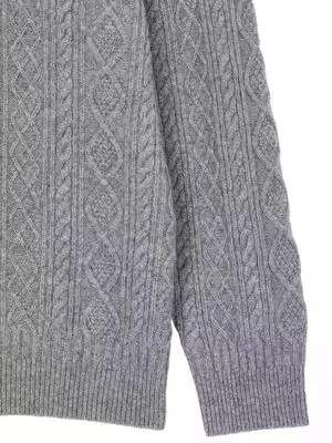 STUDIO TOMBOY Cable Knit V-neck Sweater