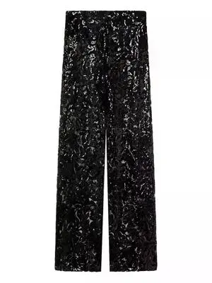 GOLDEN GOOSE Sequined Wide-leg Trousers