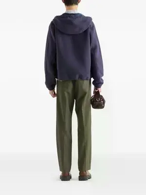 Prada Hooded Raglan Sleeve Jacket