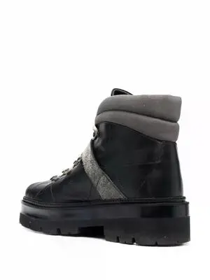 Bally Lace-up Leather Boots