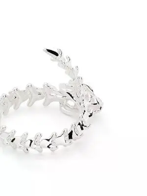 SHAUN LEANE Sterling Serpent's Trace Diamond Wrap Ring - Silver