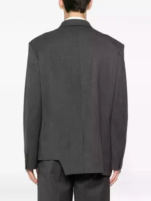 MEDEEA Trapezoid Asymmetrical Blazer