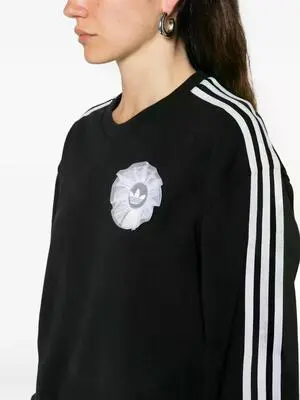 Adidas Stripe-detail Appliqué Sweatshirt