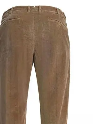 Jacob Cohen Corduroy Pleated Trousers - Brown