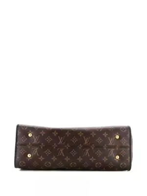 LOUIS VUITTON Popincourt Nm Handbag Monogram Canvas With Leather - Black
