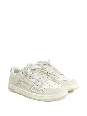 Amiri Glitter Skel Top Low Sneakers - Neutrals