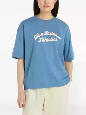 NEW BALANCE Linear Heritage Logo-print T-shirt