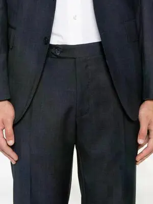Canali Checked Suit - Blue