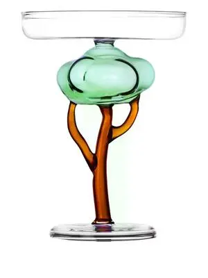 ICHENDORF MILANO Baobab Footed Plate - Green