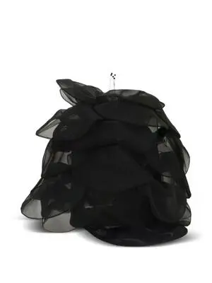 STEPHEN JONES Ruffled Embellishment Hat - Black