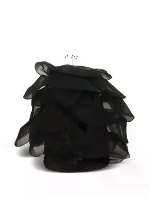 STEPHEN JONES Ruffled Embellishment Hat