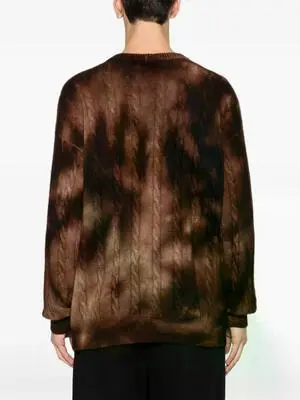 A.N.G.E.L.O. VINTAGE CULT Cable-knit Pocket Sweater