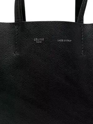 Celine Leather Tote Bag - Black