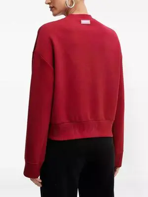 Patrizia Pepe Logo-lettering Crew-neck Sweatshirt