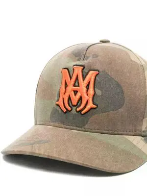 Amiri Ma Outline Camouflage Cap - Green