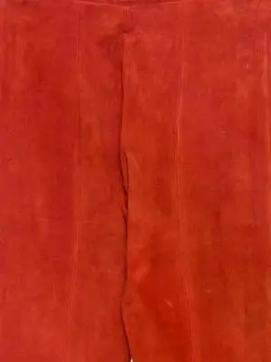 Stouls Panelled Flared Trousers - Orange