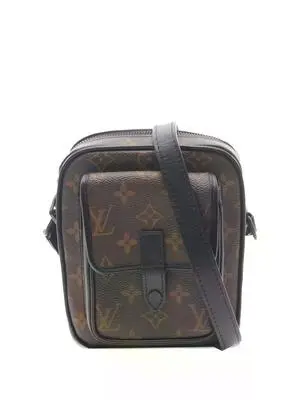 LOUIS VUITTON Monogram Macassar Christopher Wearable Crossbody Bag - Brown