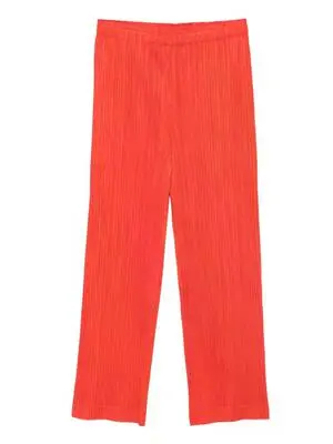 Issey Miyake Pleated Straight Trousers