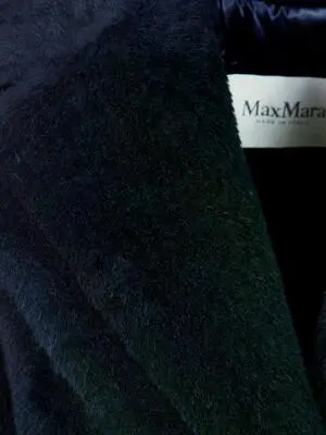 Max Mara Teddy Bear Icon Oversized Double-breasted Coat - Blue