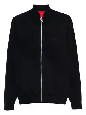 Hugo San Jacomo Zip Through Mock Neck Cardigan