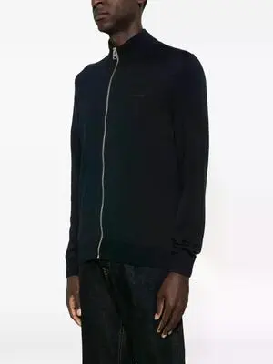 Hugo San Jacomo Zip Through Mock Neck Cardigan