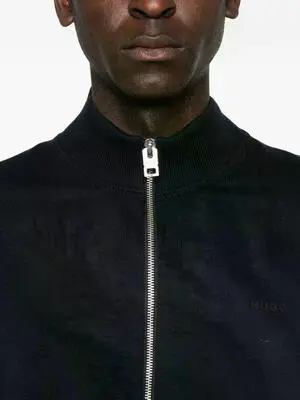 Hugo San Jacomo Zip Through Mock Neck Cardigan