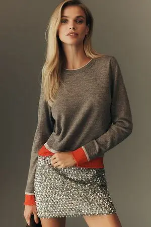 Maeve Crew-neck Layered Sweater
