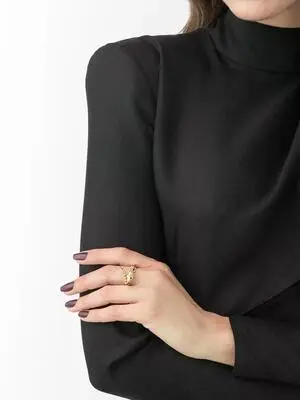 SHAUN LEANE Serpent Trace Wrap Ring In Vermeil