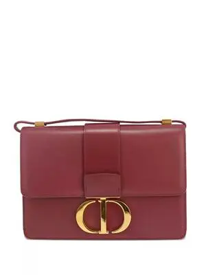 Dior 2020s 30 Montaigne Leather Handbag - Red